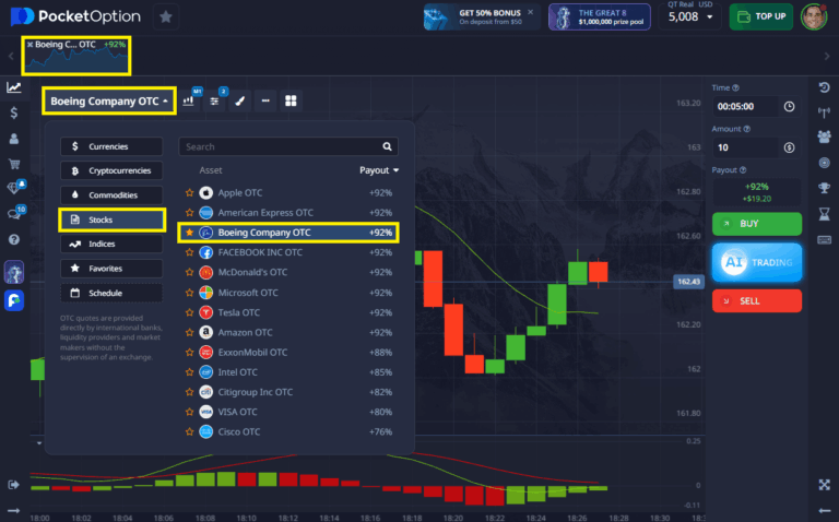How to Trade Boeing Company on Pocket Option: Step-by-Step for Beginners