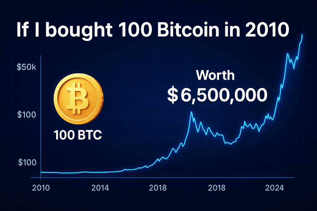 If i invested 100 in Bitcoin in 2010
